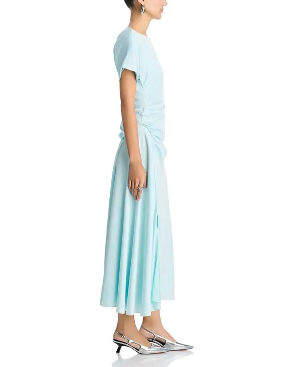 Simkhai Marabella Draped Midi Dress - Sky