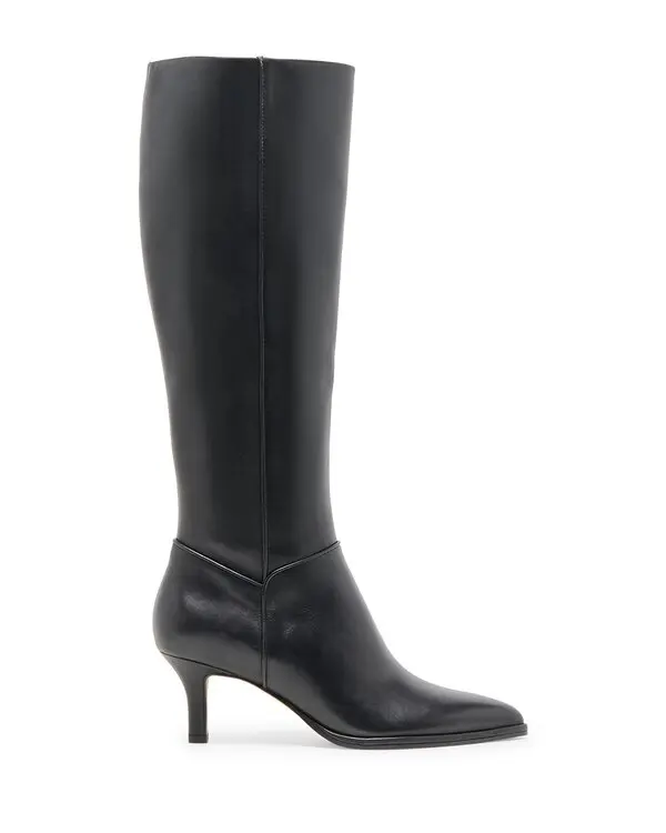 Dolce Vita Aldy Leather Boots - Black Leather