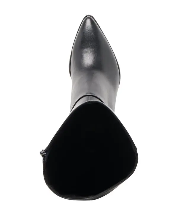 Dolce Vita Aldy Leather Boots - Black Leather