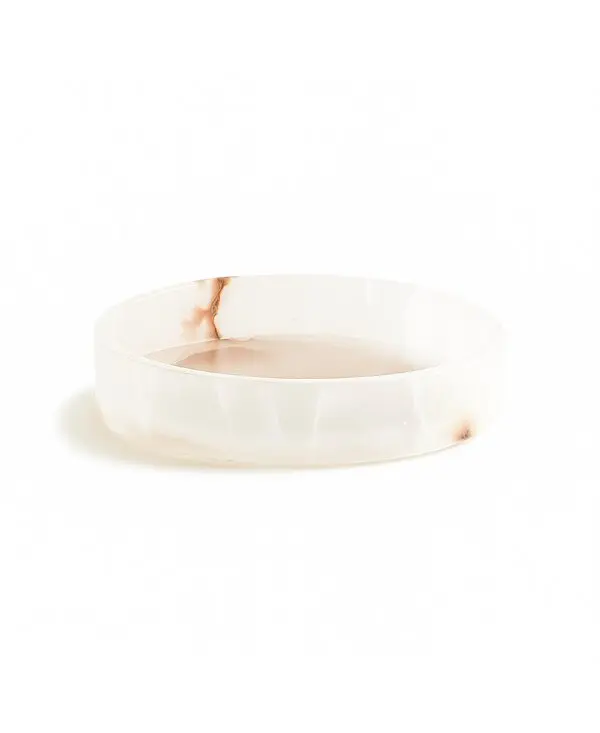 THE COLLECTIVE HOME Santo Alabaster Vanity Tray