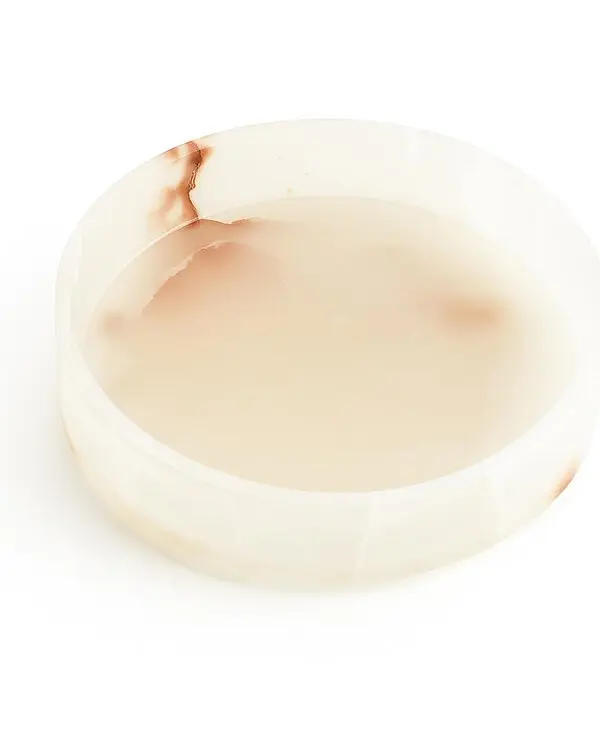 THE COLLECTIVE HOME Santo Alabaster Vanity Tray