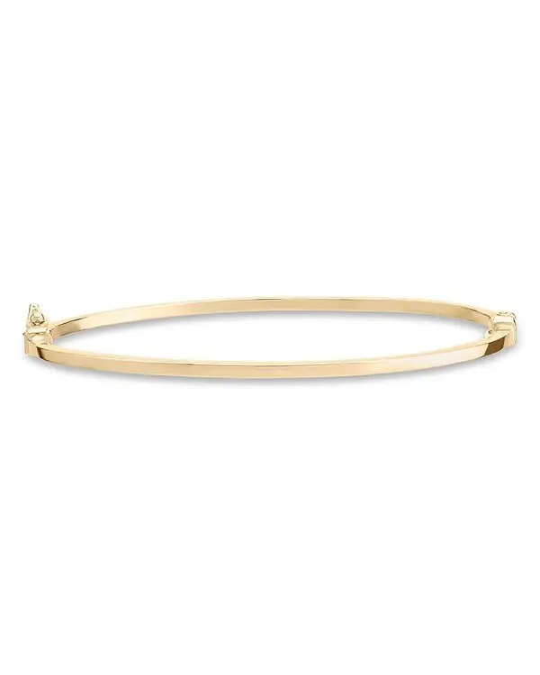 Lana Jewelry 14k Yellow Hinged Bangle Bracelet - Gold