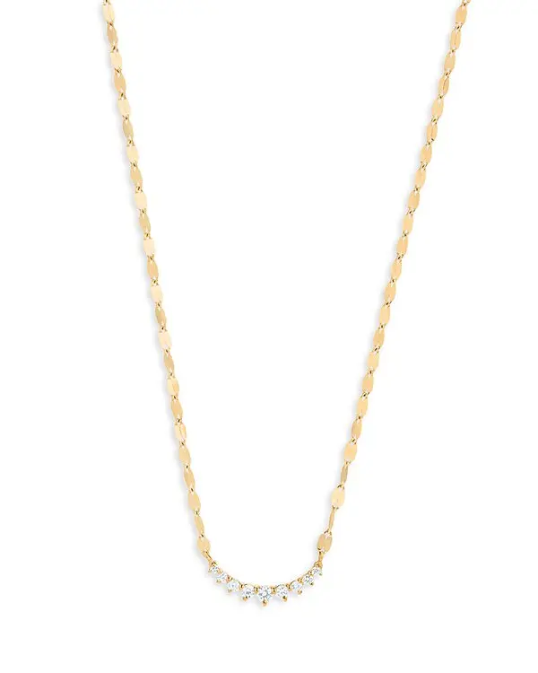 Lana Jewelry 14k Yellow Diamond Bar Necklace - Gold