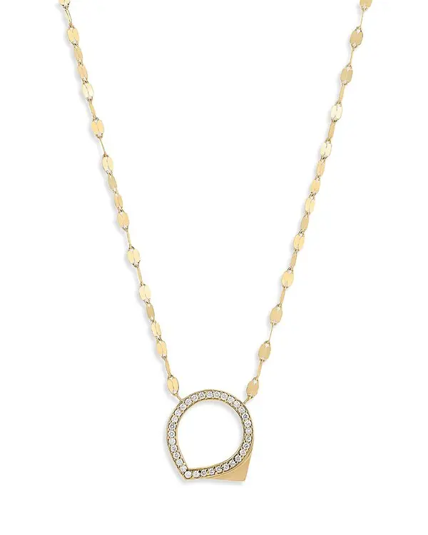 Lana Jewelry Eclipse Diamond Pendant Necklace - Gold