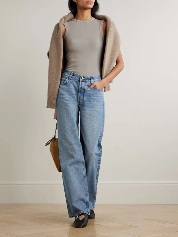 B Sides Bec High-rise Wide-leg Jeans