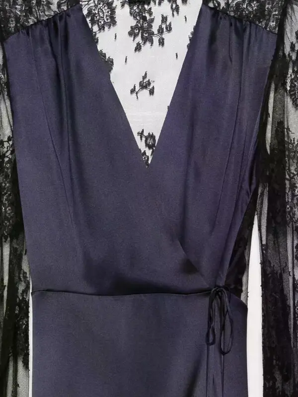 Carine Gilson Lace-detail Silk Nightdress