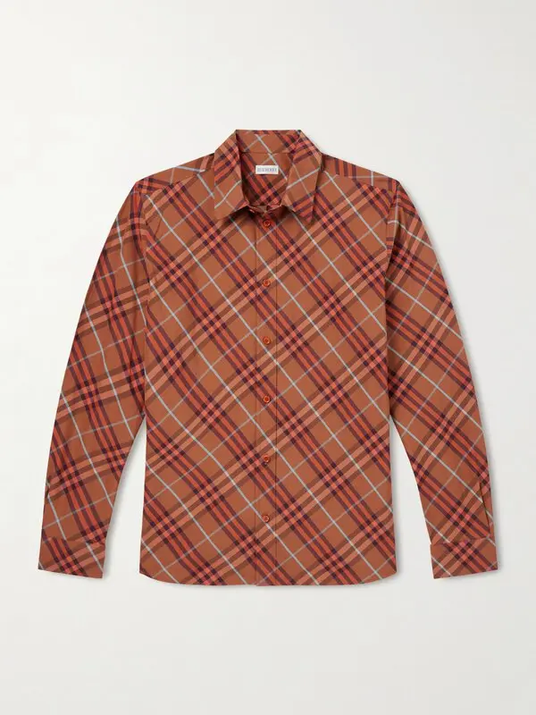 Burberry Robert Checked Cotton Shirt