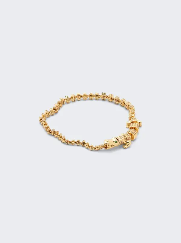 BIBI VAN DER VELDEN Alligator Vertebrae Bracelet - Yg