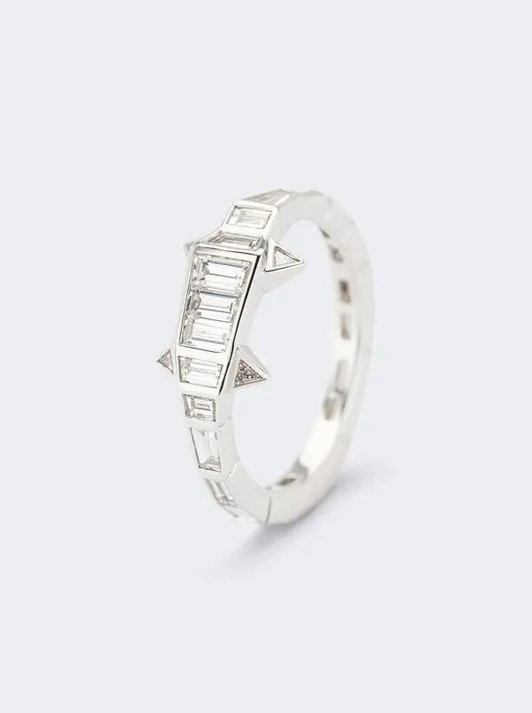 BIBI VAN DER VELDEN Diamond Alligator Ring - Wg