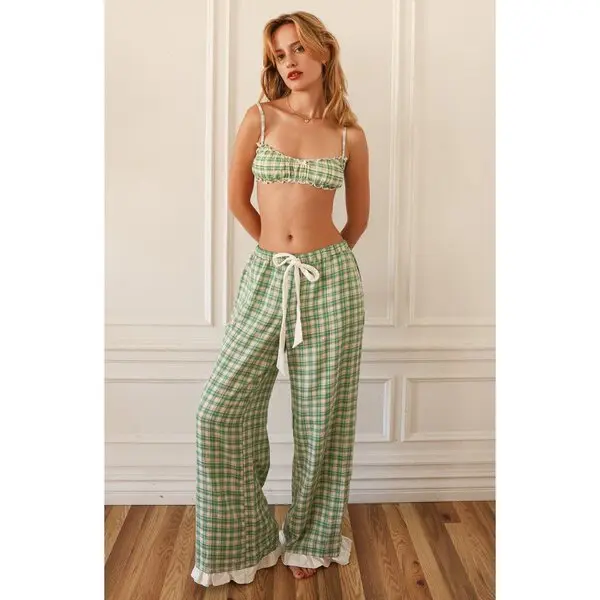 DIPPIN DAISY'S Plaid Lounge Pants - Wrapped In Warmth