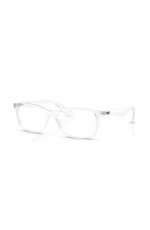 Ray-ban 56mm Square Optical Glasses - Transparent