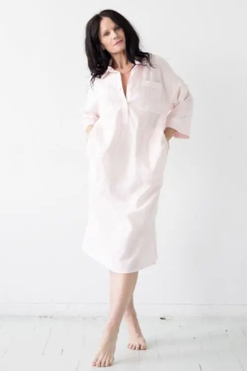 SALUA Oversized Button Down Long Shirt