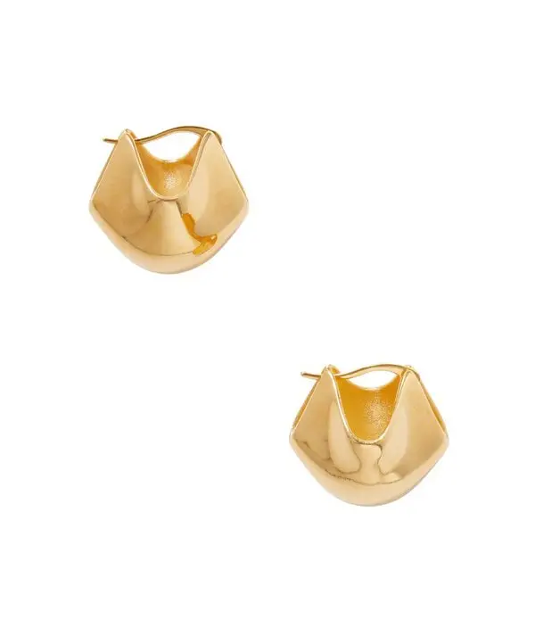 Khaite Lotus Small -plated Earrings - Gold