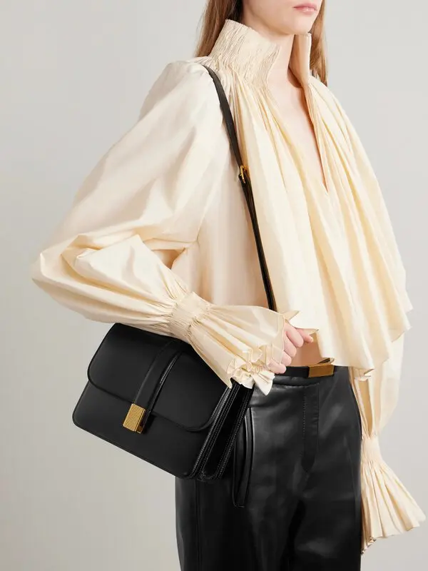 Khaite Blake Leather Shoulder Bag