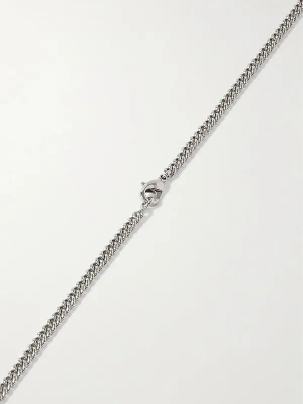 Khaite Lotus Small -tone Necklace - Silver