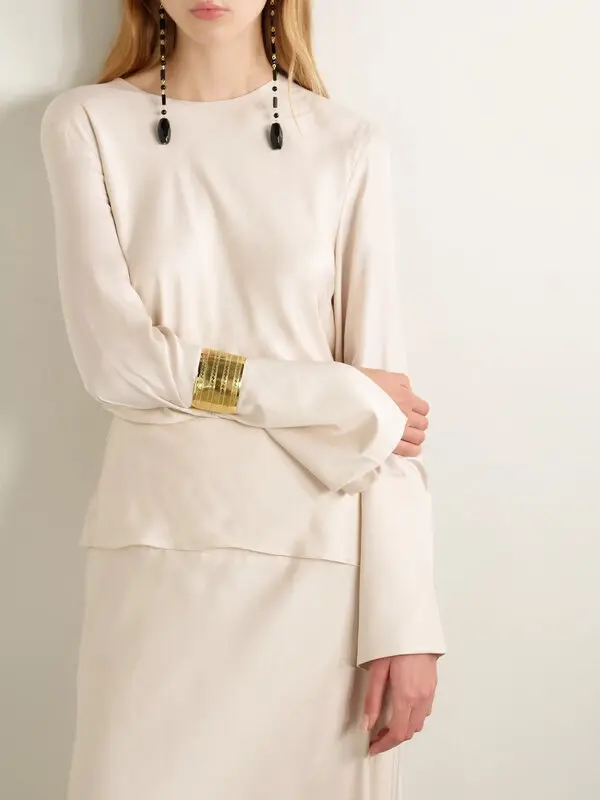 low cut gold dress Eagle ArtBuckle Large Vermeil Gold – Casa Libertas main image 0