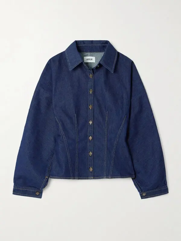 AGOLDE Devon Denim Shirt - Blue