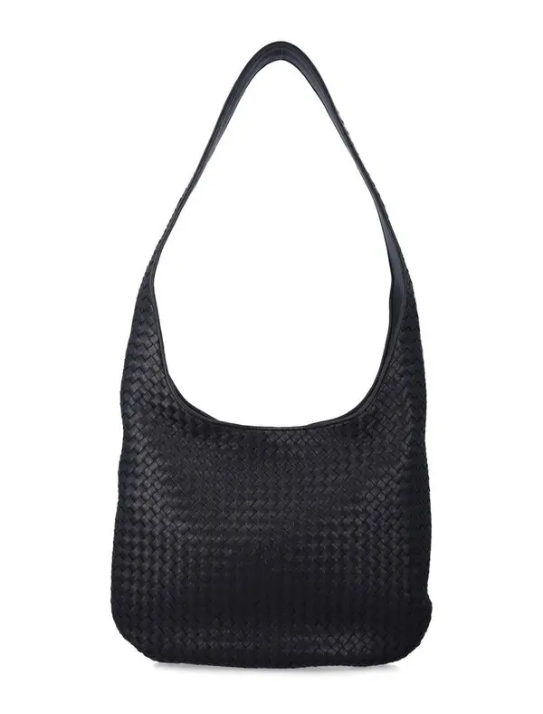 Bottega Veneta Large Intrecciato Veneto Bag - Black