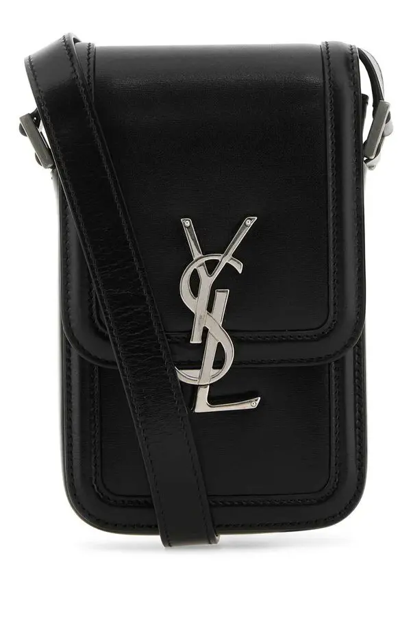 Saint Laurent Leather Belt - Black