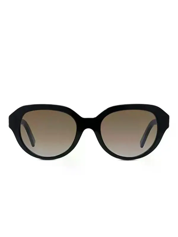 Givenchy Geometric Frame Sunglasses With Logo Detail - Black