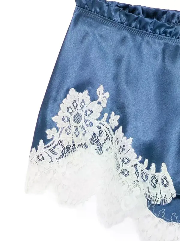 Carine Gilson Lace-detail Pyjama Bottom
