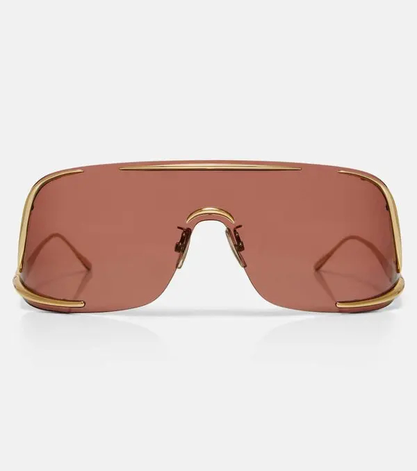 Loewe Logo Shield Sunglasses - Red