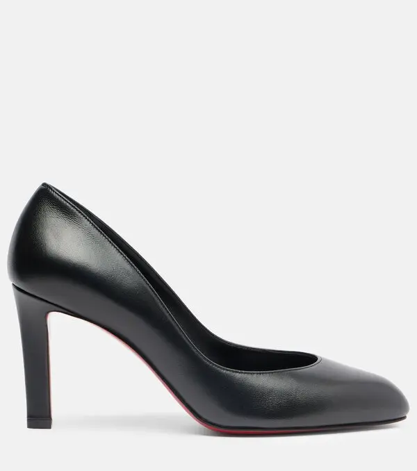 CHRISTIAN LOUBOUTIN Fannylove 85 Leather Pumps - Black