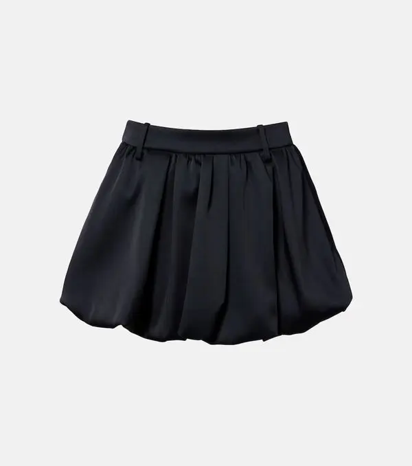 Dorothee Schumacher Shiny Statement Duchesse Mini Skirt - Grey