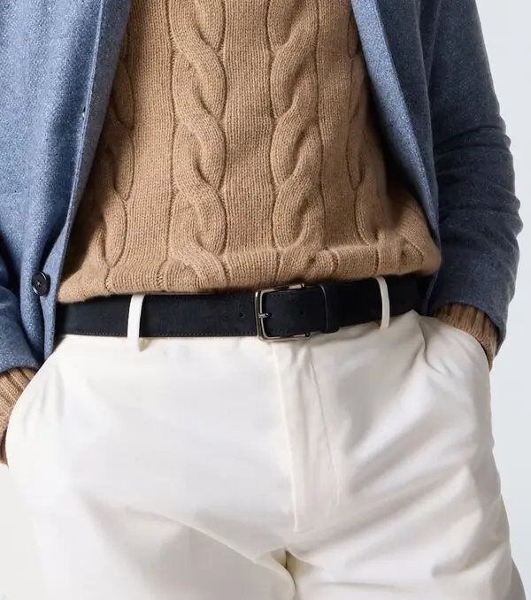 TOD'S Suede Belt - Blue