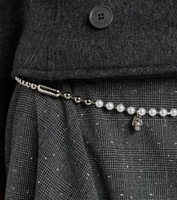 Alexander McQueen Skull Embellished Chain Belt