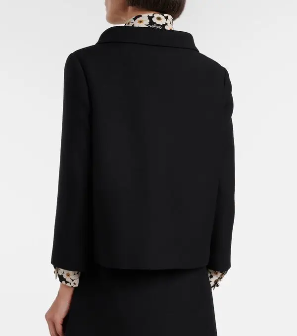 Valentino Garavani Vgold Crepe Couture Jacket