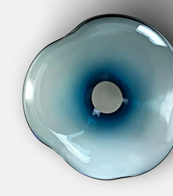 ALEXA LIXFELD Ocean Glass Decorative Object - Blue