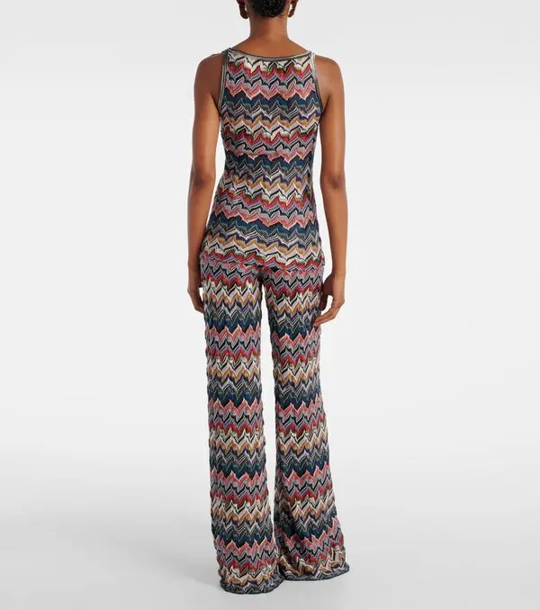 Missoni Zigzag Lamé Tank Top - Multicoloured