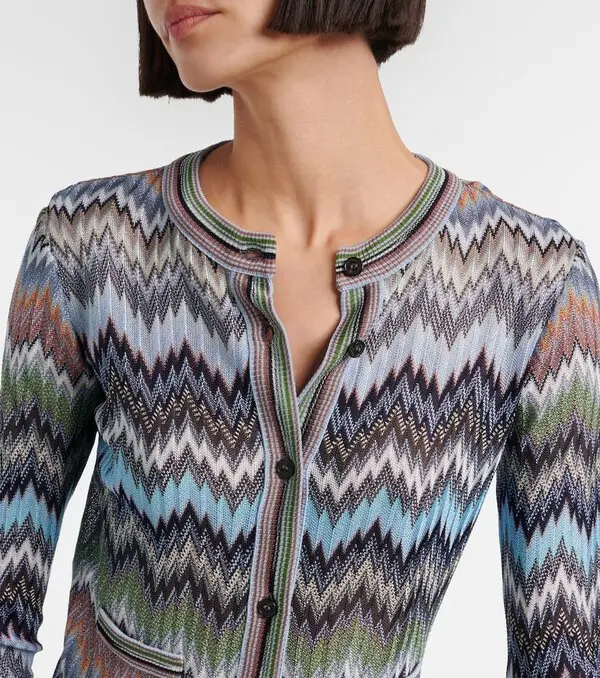 Missoni Zigzag Viscose Cardigan - Multicoloured