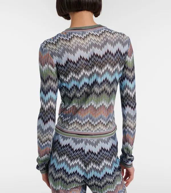 Missoni Zigzag Viscose Cardigan - Multicoloured
