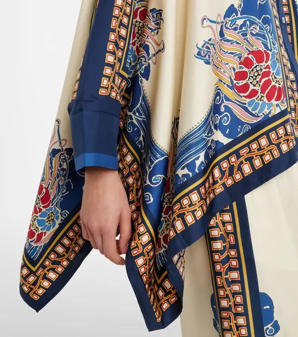 La DoubleJ Printed Silk Twill Shirt