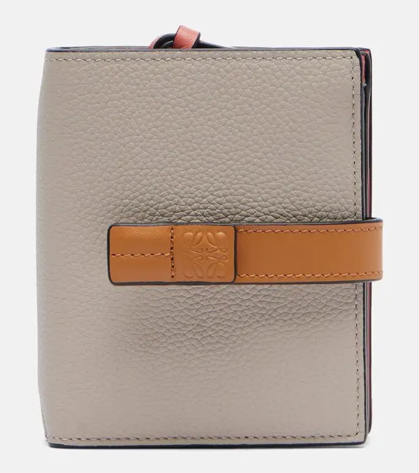 Loewe Leather Wallet - Beige
