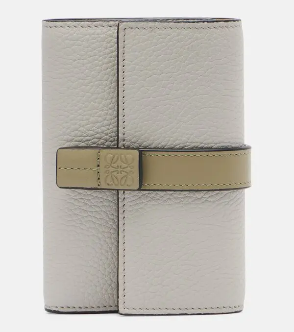 Loewe Leather Wallet - Grey