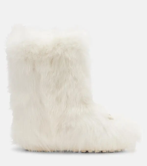 Versace Shearling Boots