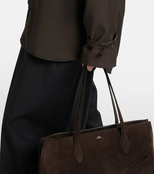 TOTEME Oversized Wool Shirt - Brown