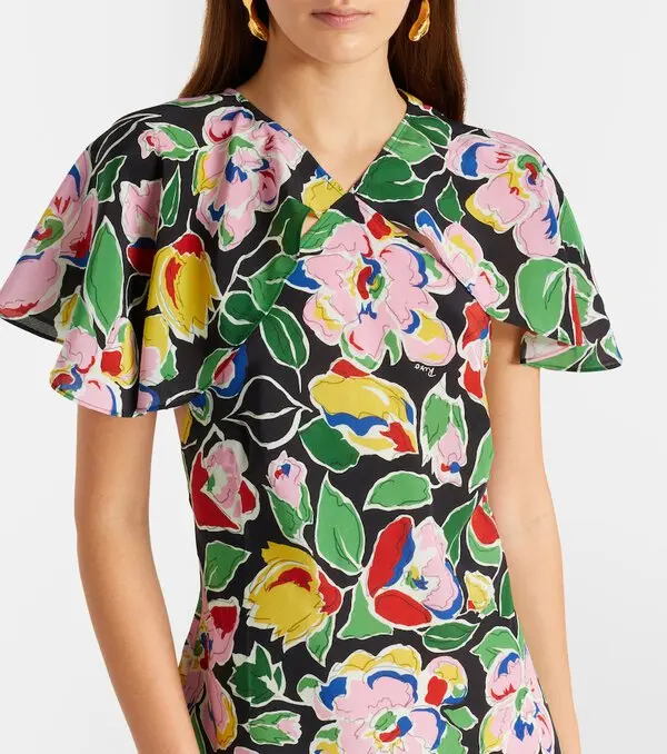Rixo Jeannie Floral Silk Maxi Dress - Multicoloured