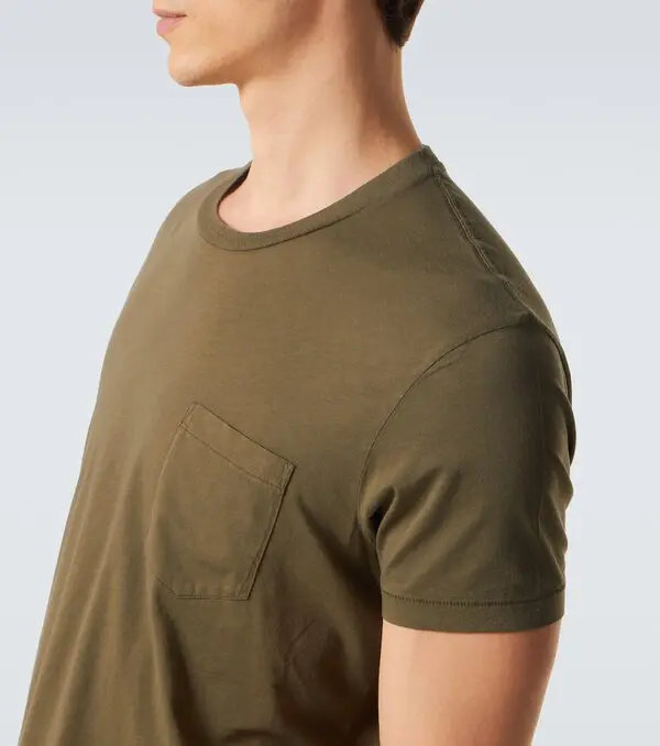 TOM FORD Cotton And Silk T-shirt - Green