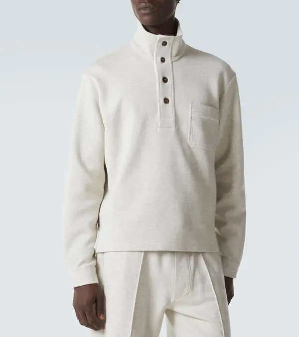 TOM FORD Cotton, Silk, And Cashmere Sweatshirt