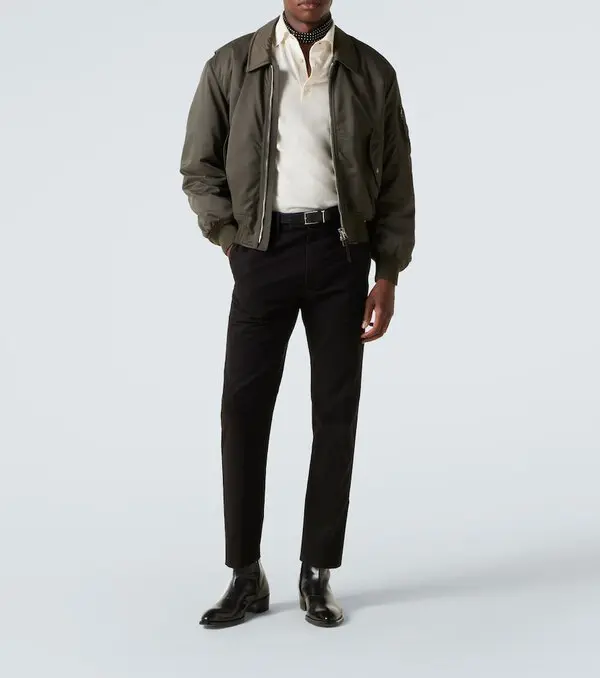 TOM FORD Cotton Straight Leg Trousers
