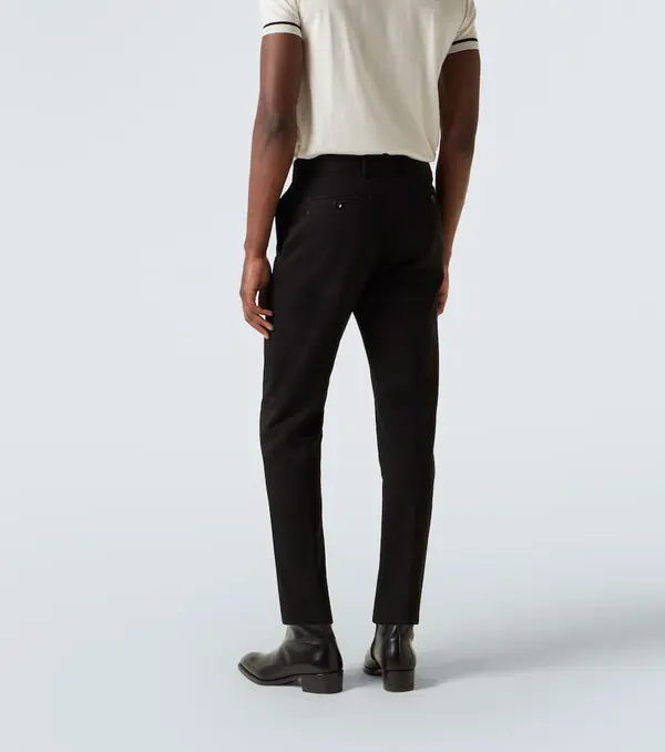 TOM FORD Cotton Straight Leg Trousers