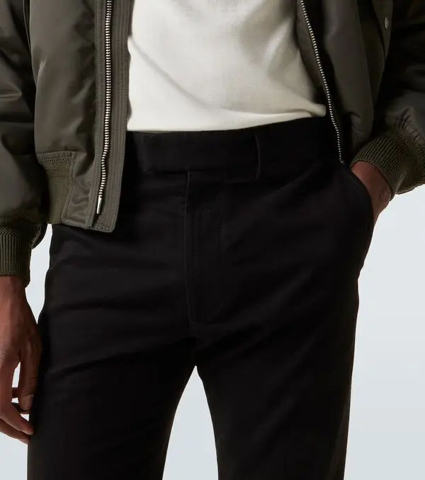 TOM FORD Cotton Straight Leg Trousers