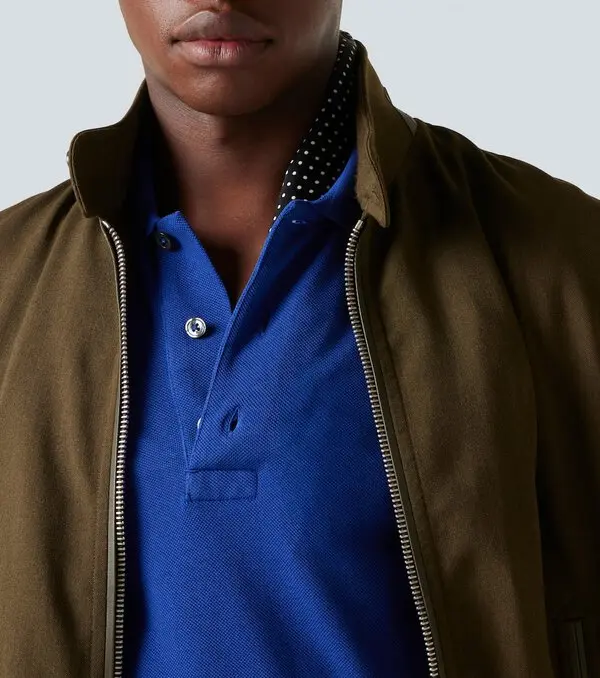 TOM FORD Piqué Polo Shirt - Blue