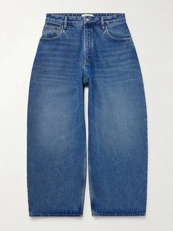 Studio Nicholson Aaron Levine Barrel-leg Jeans - Blue