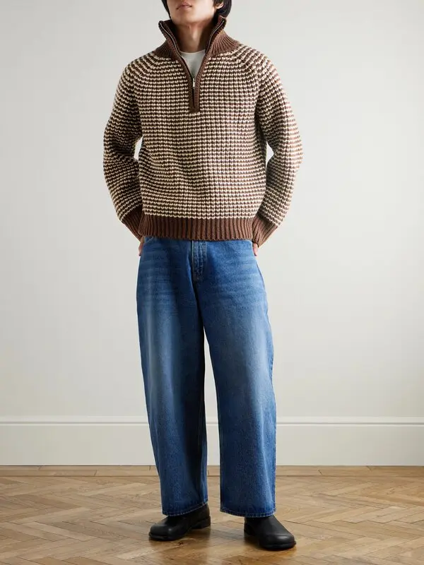 Studio Nicholson Aaron Levine Barrel-leg Jeans - Blue