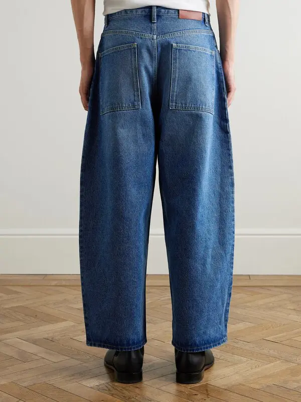 Studio Nicholson Aaron Levine Barrel-leg Jeans - Blue